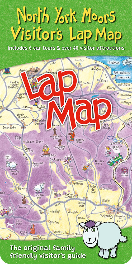 North York Moors Visitors Lap Map | Great Stuff from Cardtoons