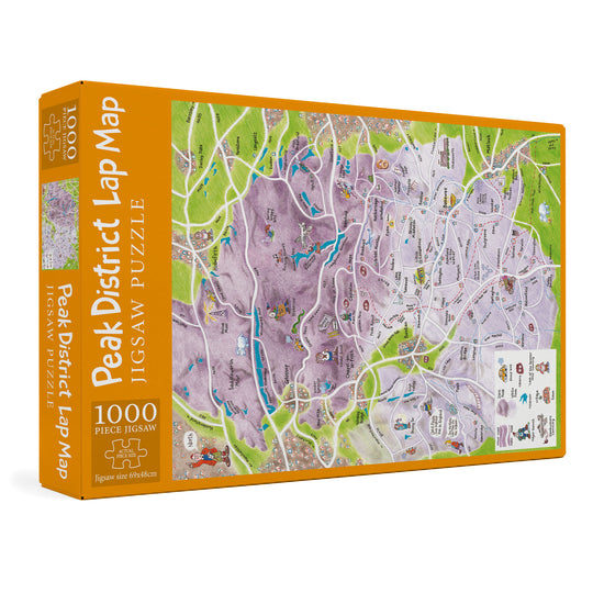 Peak District Lap Map | Great Stuff from Cardtoons
