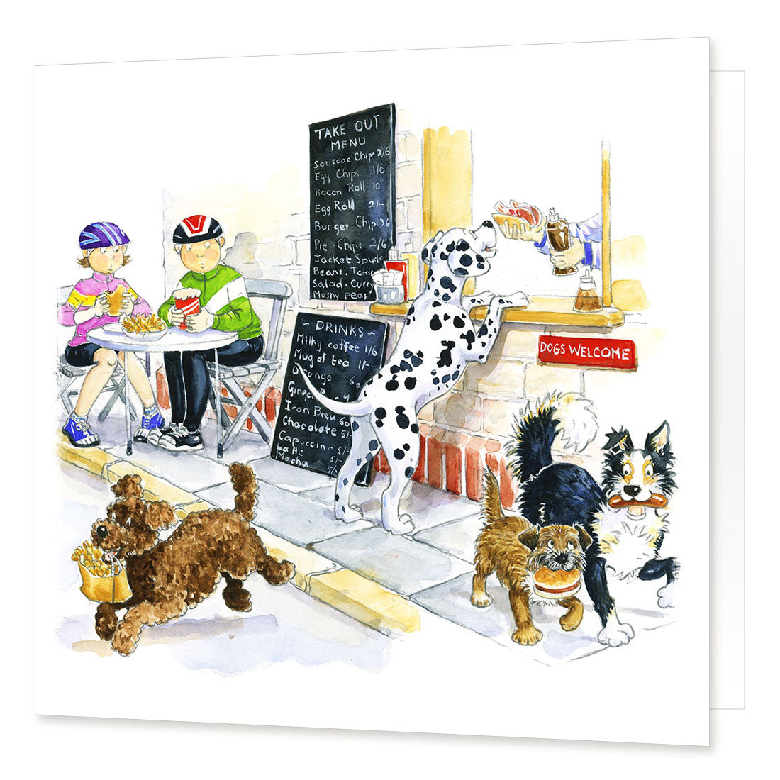 Country Comicals "Dogs Dinner" Greetings Card – Great Stuff from Cardtoons