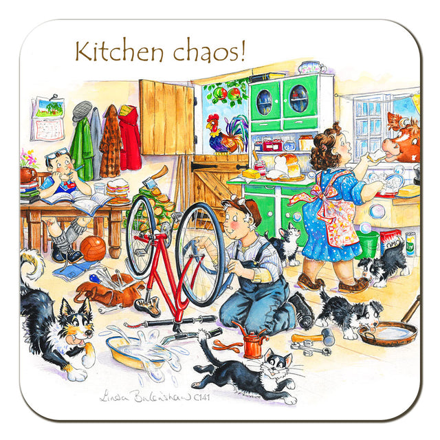 Country Comicals "Kitchen Chaos" Tablemat | Great Stuff from Cardtoons