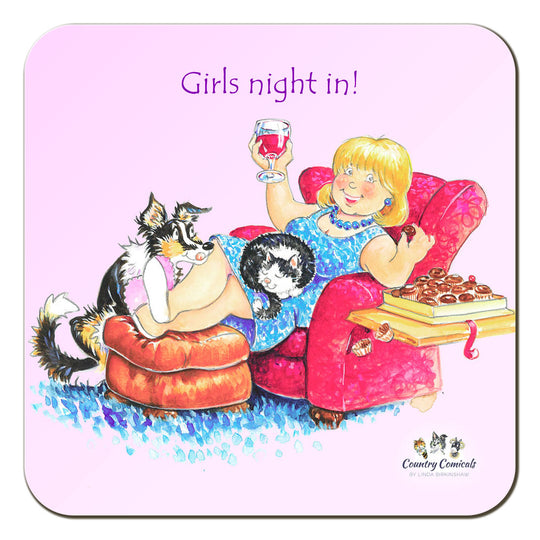 Country Comicals "Girls' Night In" Tablemat | Great Stuff from Cardtoons