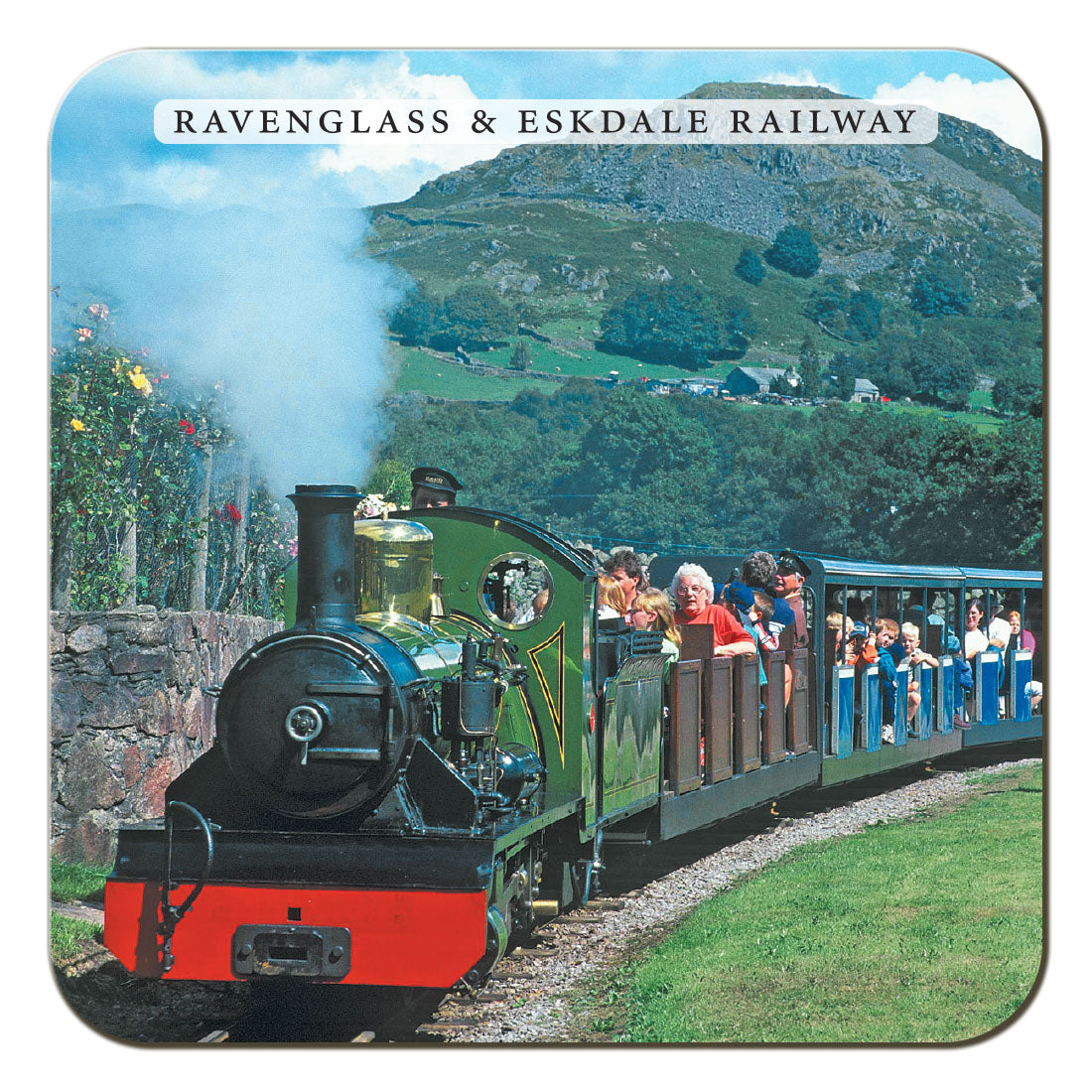 Ravenglass & Eskdale Railway coaster | Cardtoons Publications – Great ...