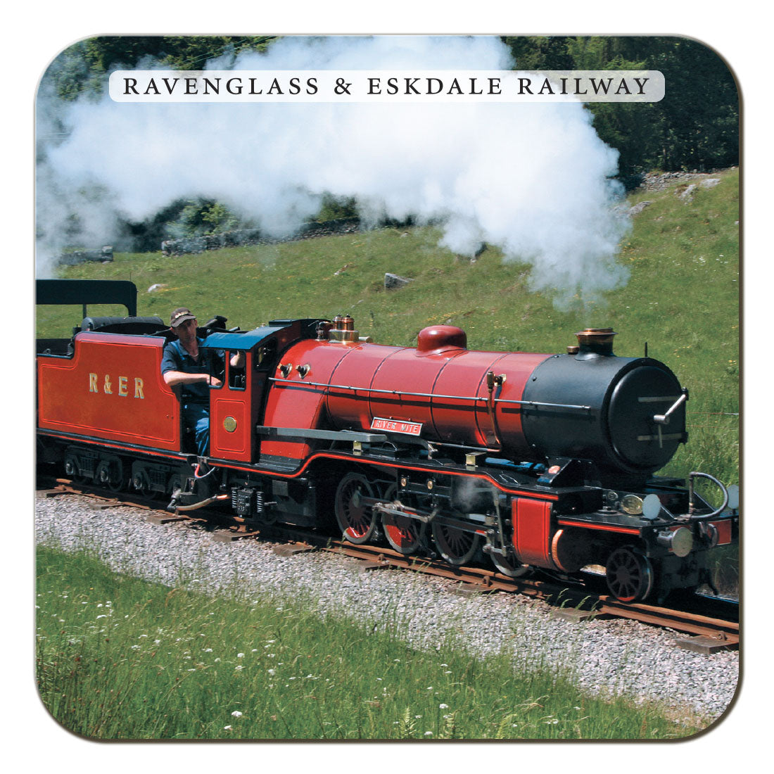 Ravenglass & Eskdale Railway coaster | Cardtoons Publications – Great ...