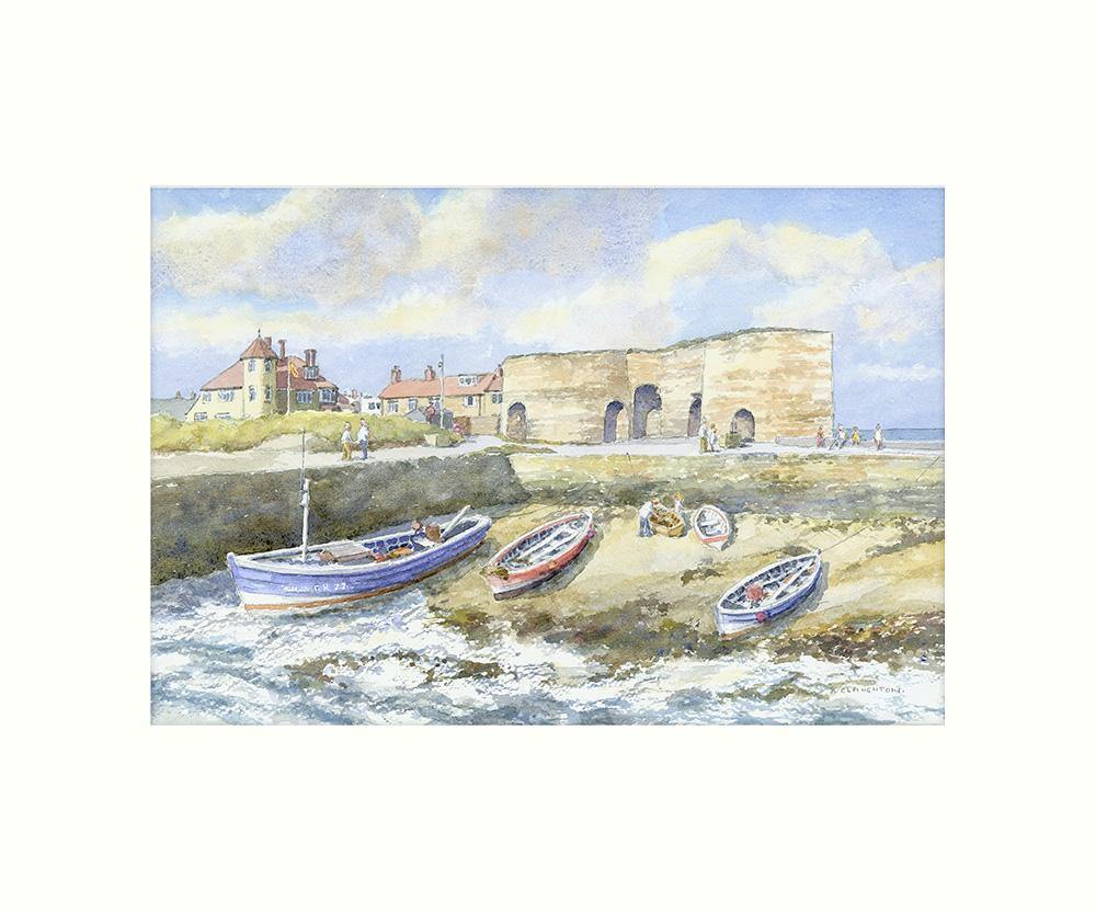 Beadnell Harbour Art Print from Cardtoons – Great Stuff from Cardtoons