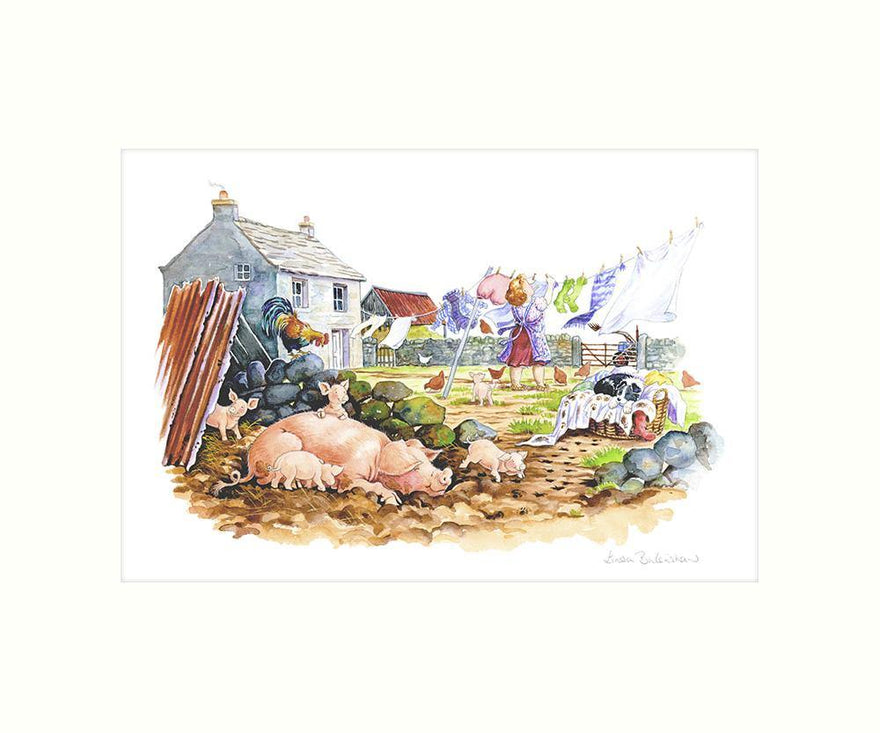 "Wash Day" Art Print | Cardtoons Publicatons Ltd – Great Stuff from ...