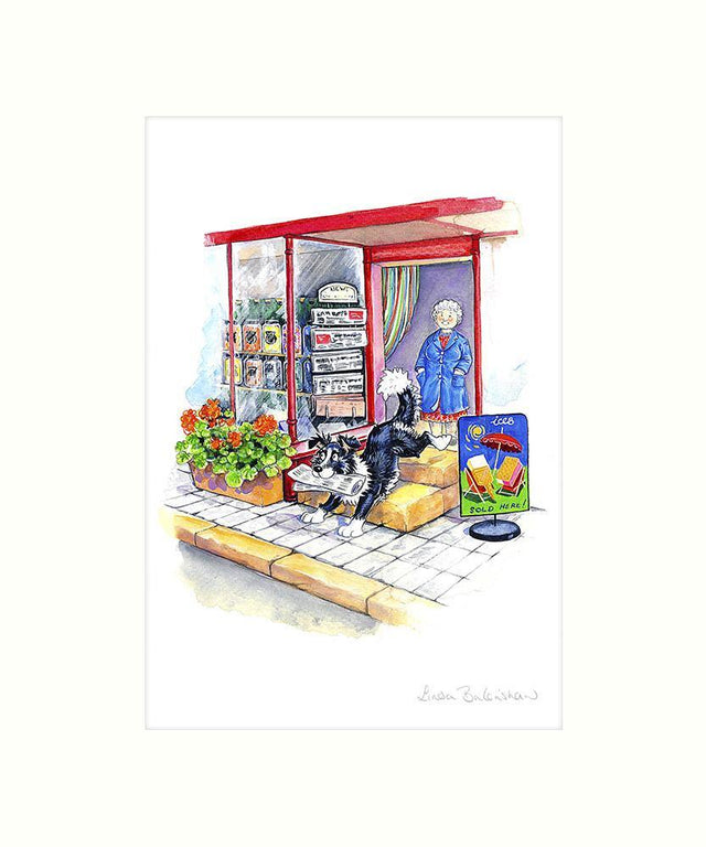 Country Comicals "Paper Boy" Greetings Card by Linda Birkinshaw – Great ...